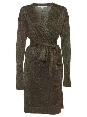 Diane Von Furstenberg Fosette Wrap Midi Dress - Brown
