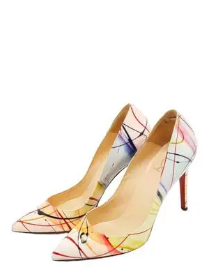 CHRISTIAN LOUBOUTIN Pigalle Pollock Pumps - Neutrals