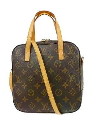 LOUIS VUITTON 2004 Monogram 2way Handbag - Brown