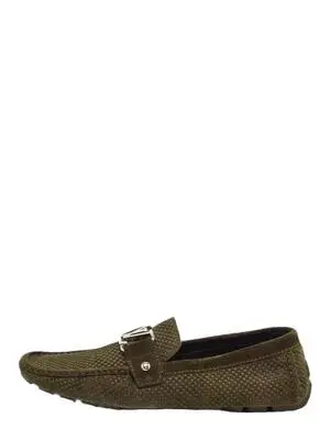 LOUIS VUITTON Monte Carlo Damier Loafers - Green