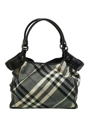 Burberry Beat Check Tote Bag - Grey