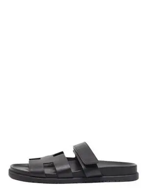 Hermès Chypre Touch-strap Sandals - Black