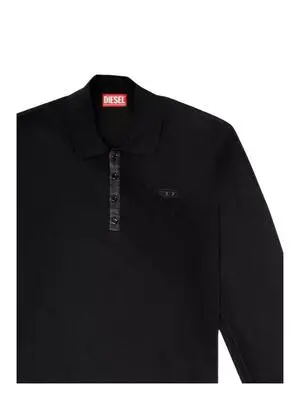 DIESEL® K-vilnius Logo-embroidered Sweater - Black