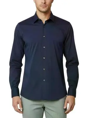 Prada Stretch-poplin Slim-fit Shirt - Blue