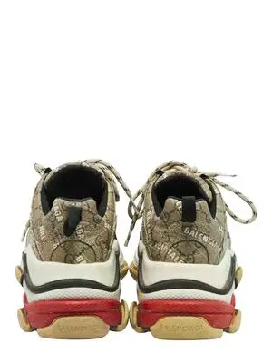 Gucci Balenciaga X Triple S Lace-up Sneakers - Neutrals