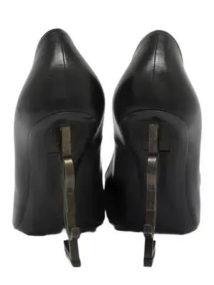 Saint Laurent Opyum Pointed-toe Pumps - Black