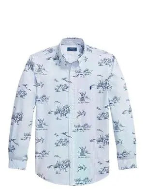 Polo Ralph Lauren Custom-fit Dog-and-pheasant Oxford Shirt - White