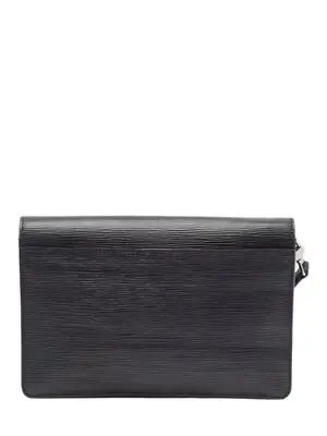 LOUIS VUITTON Neo Belaia Epi Clutch Bag - Black