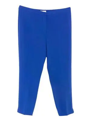 Marina Rinaldi Elasticated-waistband Slim-fit Trousers - Blue