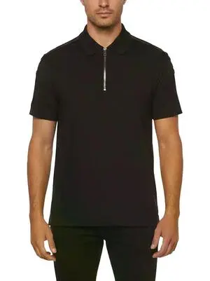 Givenchy Quarter-zip Polo Shirt - Black