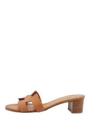 Hermès Oasis Heeled Sandals - Brown