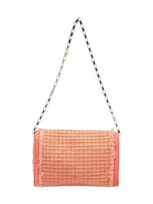 Kate Spade New York Bow Tweed Shoulder Bag - Orange