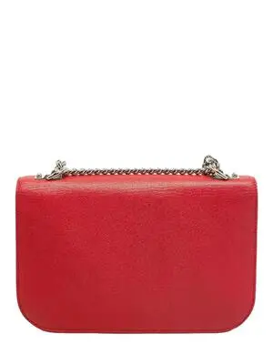 Alexander McQueen Insignia Flap Shoulder Bag - Red