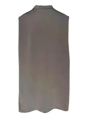 JOSEPH Silk Tie-neck Blouse - Grey