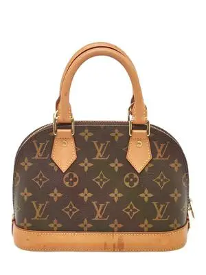 LOUIS VUITTON Monogram Canvas Bb Alma Tote Bag - Brown