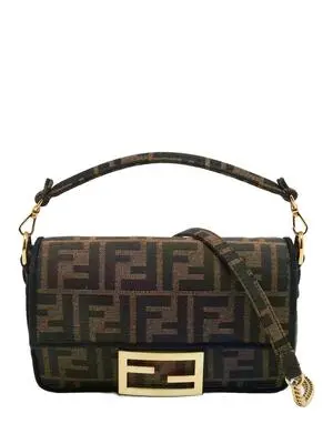 Fendi 2019 Zucca Baguette Mini Bag - Brown