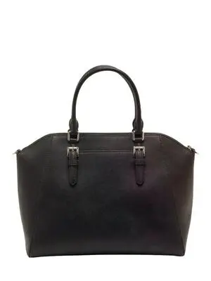 Michael Kors Leather Tote Bag - Black