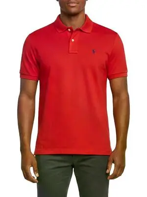 Polo Ralph Lauren Performance Logo-embroidered Polo Shirt - Red