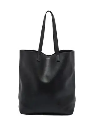 Saint Laurent Leather Tote Bag - Black