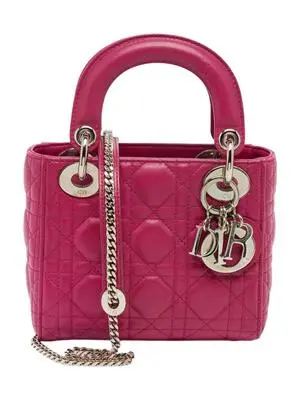 Dior 2016 Lady Cannage Tote Bag - Pink