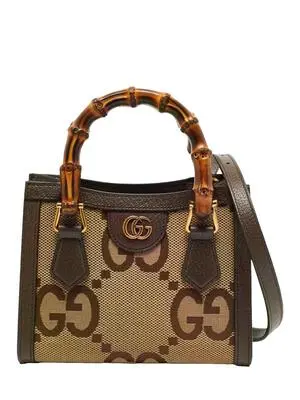Gucci Diana Mini Jumbo Gg Tote Bag - Neutrals