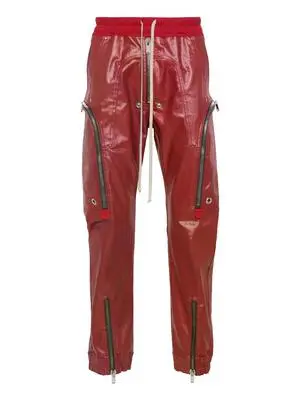 Rick Owens Bauhaus Cargo Trousers - Red