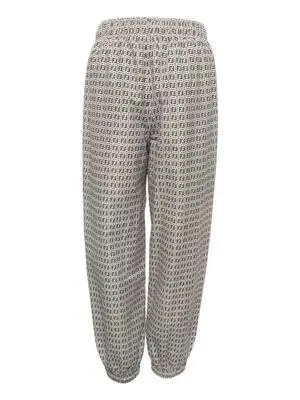 Fendi Ff Monogram Track Pants - Neutrals