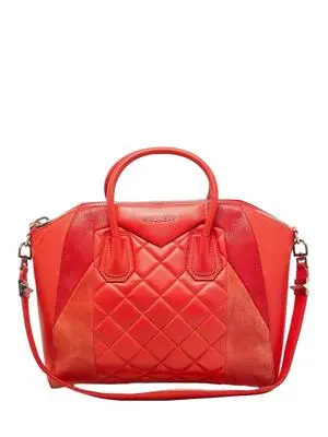 Givenchy Antigona Quilted Tote Bag - Red