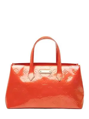 LOUIS VUITTON 2008-2015 Monogram Vernis Wilshire Pm Handbag - Orange