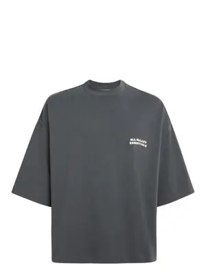 Fear Of God Cotton Boxy Merch T-shirt - Grey