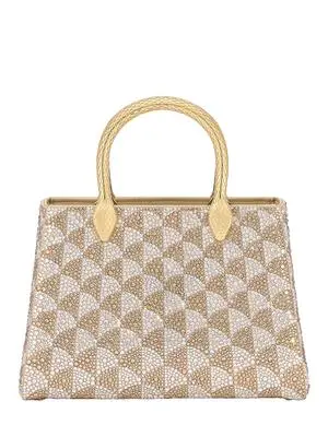 BVLGARI Crystal Serpentine Duo Tote Bag - Silver