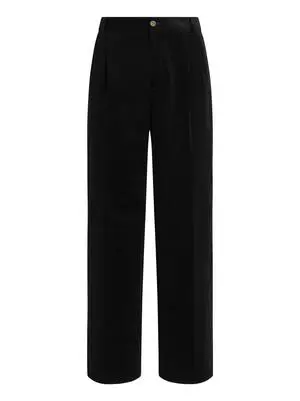 Dolce & Gabbana Velvet Trousers Pants And Shorts - Blue