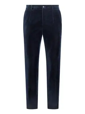Dolce & Gabbana Velvet Trousers - Blue