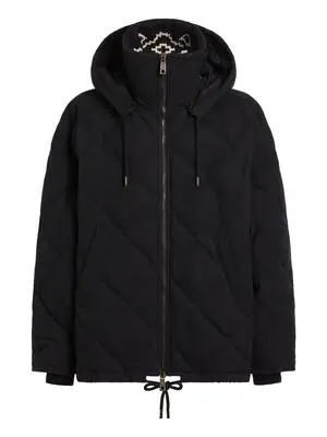 Dolce & Gabbana Quilted Cotton Padded Jacket - Blue