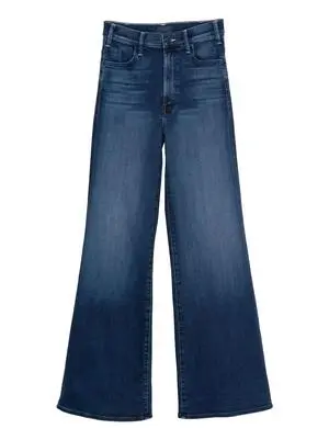 MOTHER The Hustler Roller Sneak Jeans - Blue