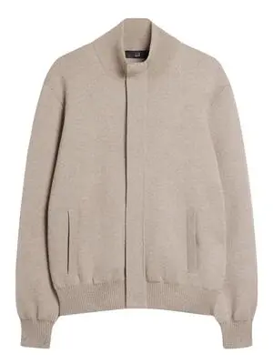 Dunhill Cotton-cashmere Athluxury Bomber Jacket - Neutral