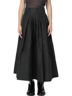 Max Mara High-waisted A-line Midi Skirt - Emerald