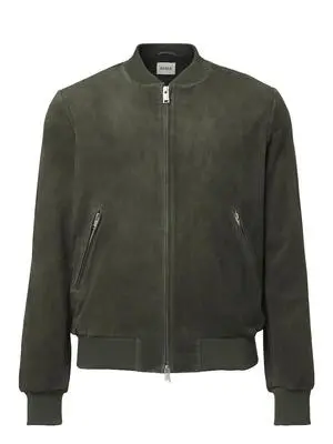 ARMA Didier Suede Bomber Jacket - Green