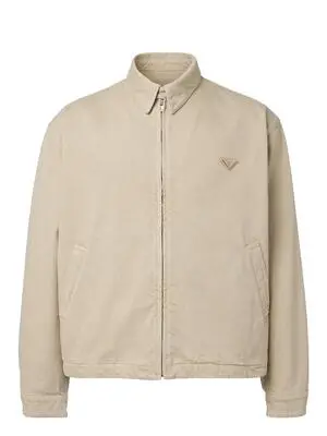 Prada Denim Blouson Jacket - Beige
