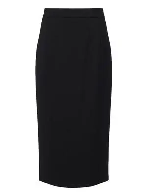 Dolce & Gabbana Wool-blend Pencil Skirt - Black