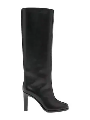 THE ROW 105mm Leather Knee Boots - Black