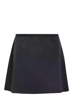 SPENCE Elasticated Waistband A-line Skirt - Blue
