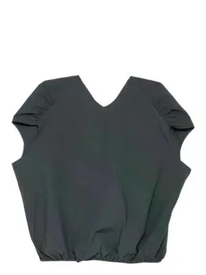 LESS O-silhouette Blouse - Grey