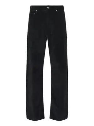 MAISON MARGIELA Overdyed Moleskin Trousers - Black