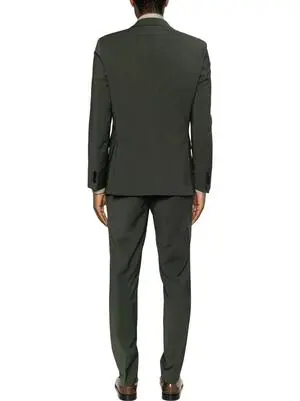 BOSS Single-breasted Wool Suit - Green