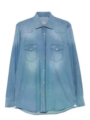 SARTORIO NAPOLI Western-style Denim Shirt - Blue