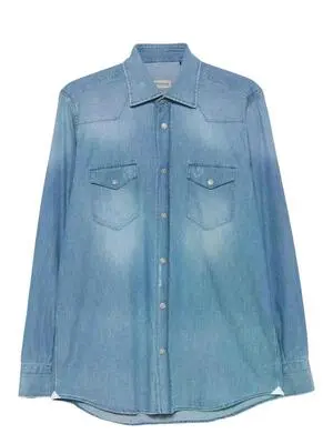 SARTORIO NAPOLI Western-style Denim Shirt - Blue