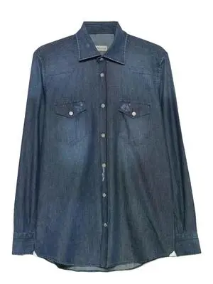 SARTORIO NAPOLI Faded Western-style Shirt - Blue
