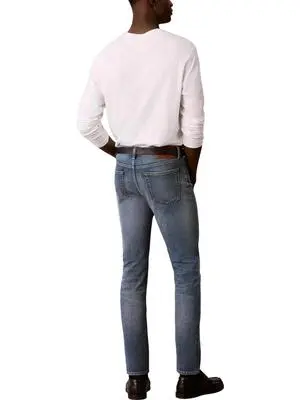 Calvin Klein Distressed Slim-fit Jeans - Blue