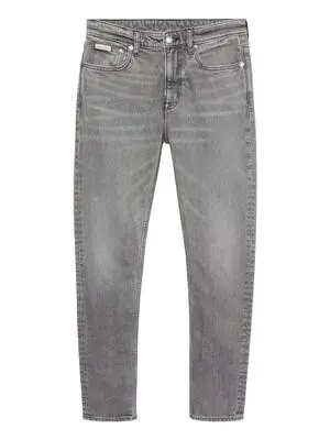 Calvin Klein Patch Slim Fit Jeans - Grey